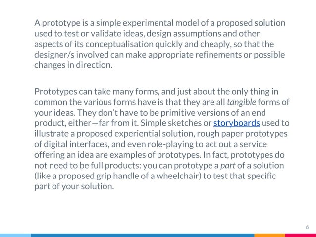 Design Thinking : Prototyping & Testing | PPTX