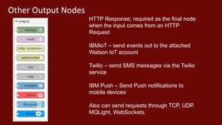 Prototyping the internet of things with Node-RED | PPT