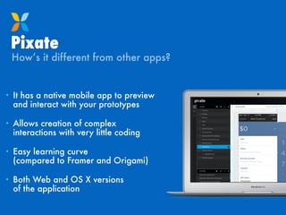 Prototyping with Pixate | PPT