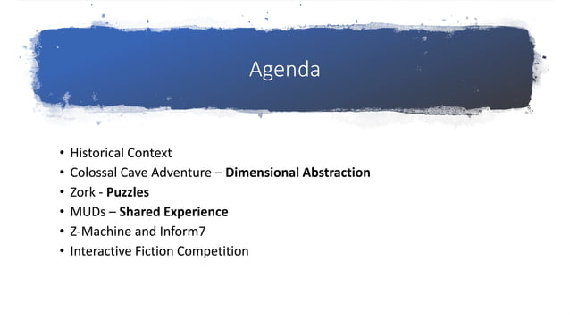 Prototyping with Text Adventures and MUDs | PPT