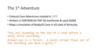 Prototyping with Text Adventures and MUDs | PPTX
