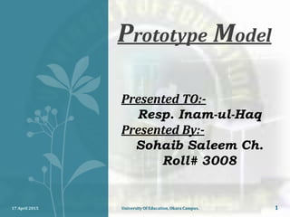 Protoytyping Model | PPTX