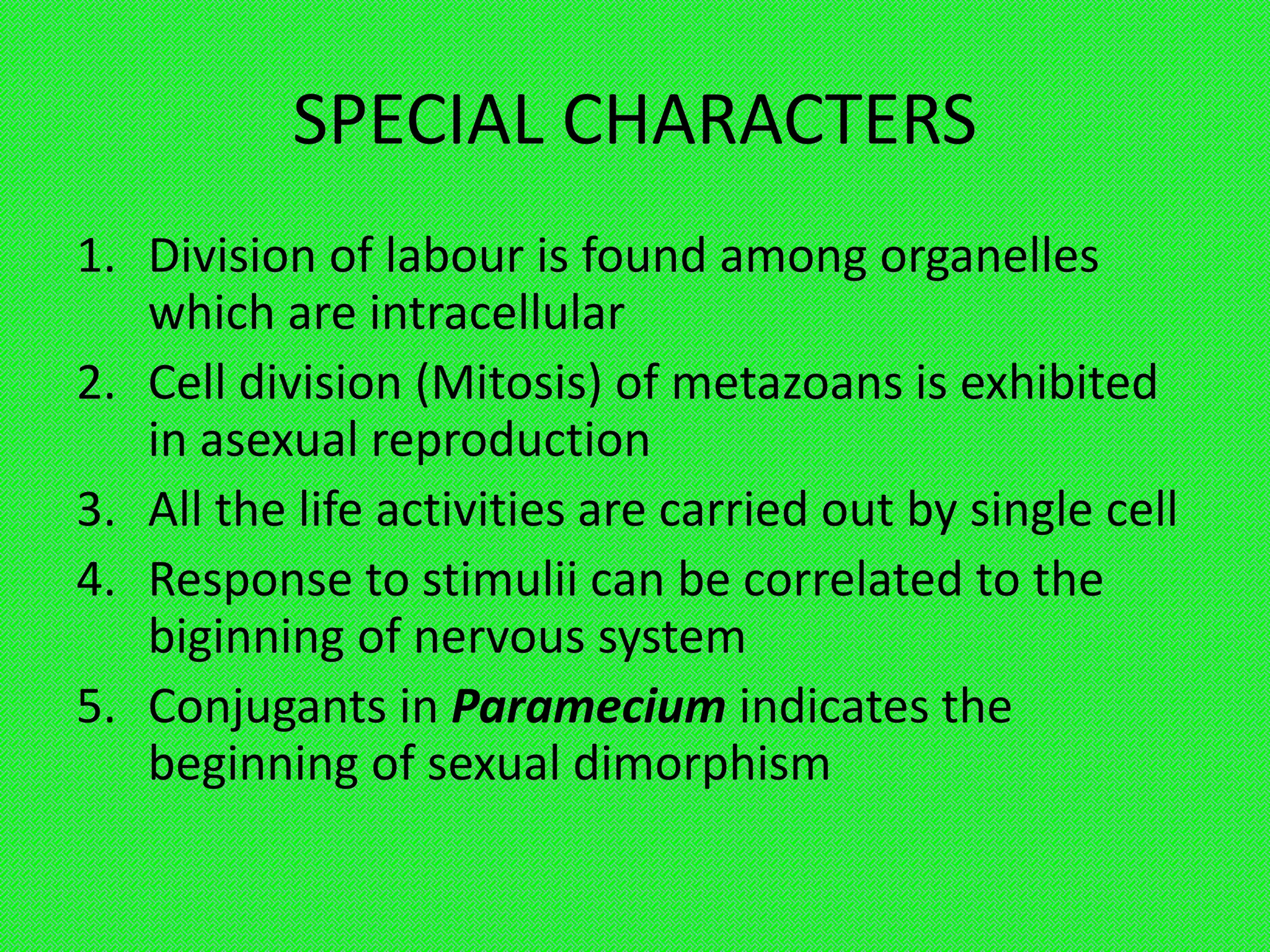 Protozoa general characters | PPTX