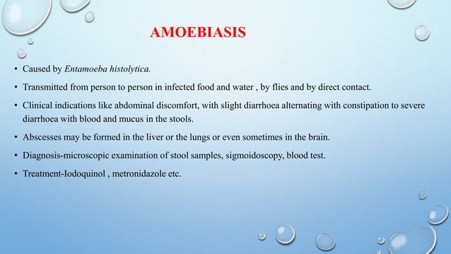 Protozoan diseases in human beings | PPTX | Infectious Diseases ...