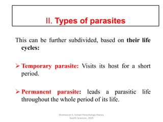 Medical Parasitology introduction | PDF