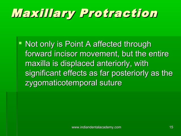 Protraction face mask /certified fixed orthodontic courses by Indian ...