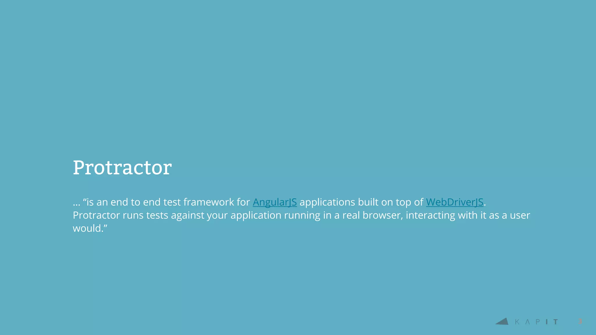 Introduction to Protractor | PDF