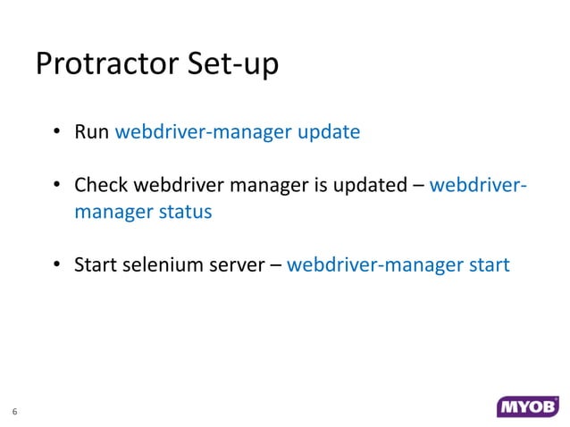 Protractor | PPTX | Web Development | Internet