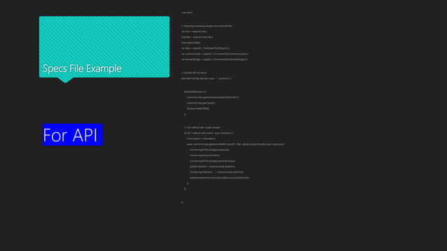 Protractor Framework Architecture With Example Pptx
