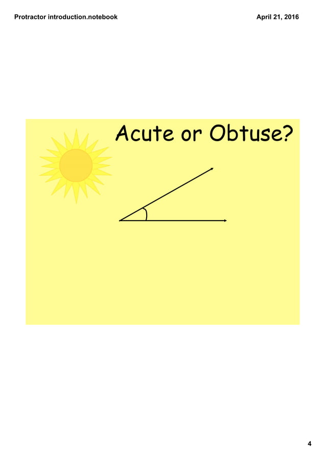 Protractor introduction | PDF | Physics | Science