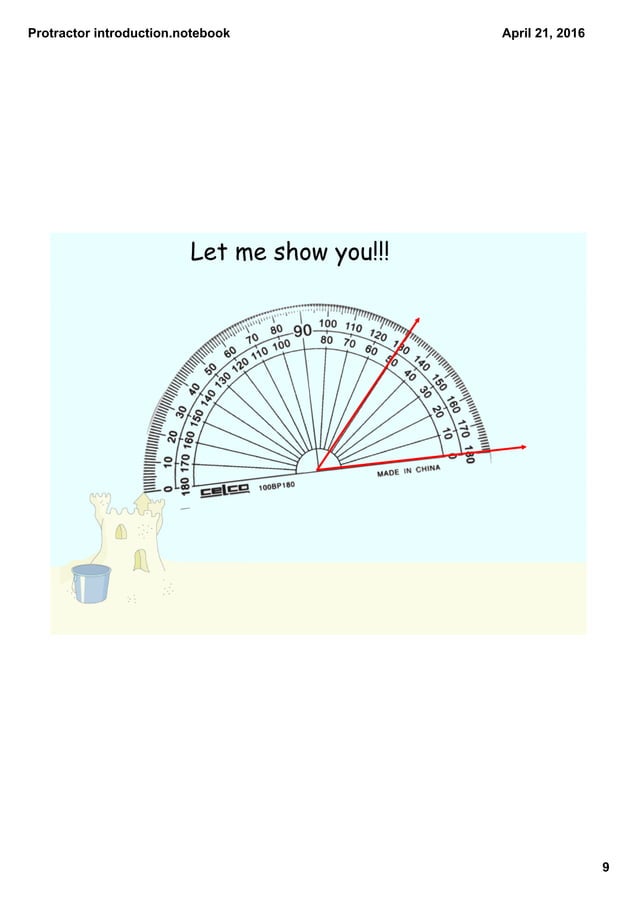 Protractor introduction | PDF | Physics | Science
