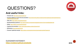 ProtractorJS for automated testing of Angular 1.x/2.x applications | PPT