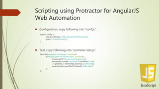 Protractor overview | PPTX