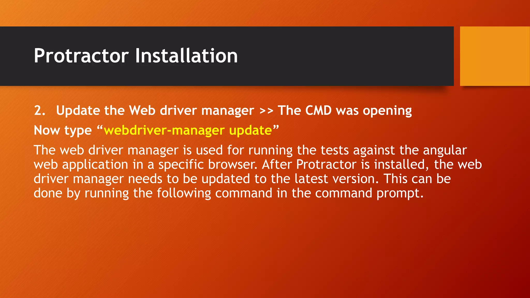 Protractor Testing Automation Tool Framework Jasmine Reporters Ppt 2783