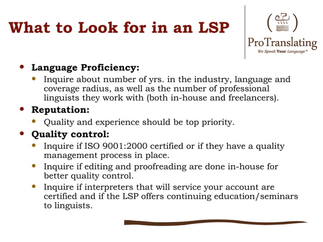 Pro Translating Educational Presentation | PPT