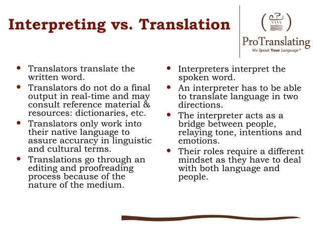 Pro Translating Educational Presentation | PPT