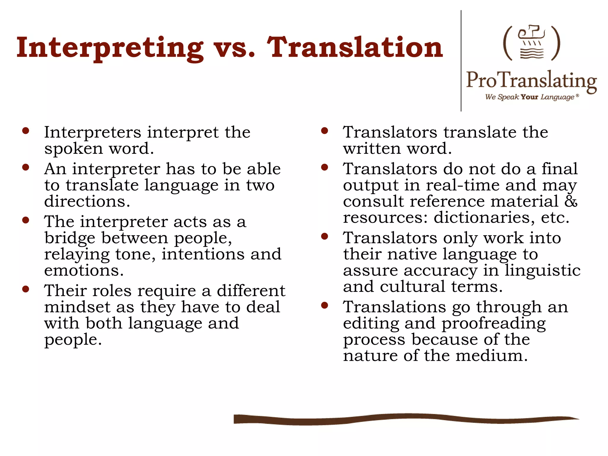 Pro Translating Presentation | PPT