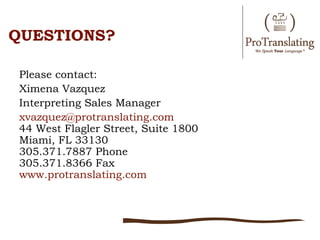 Pro Translating Presentation | PPT