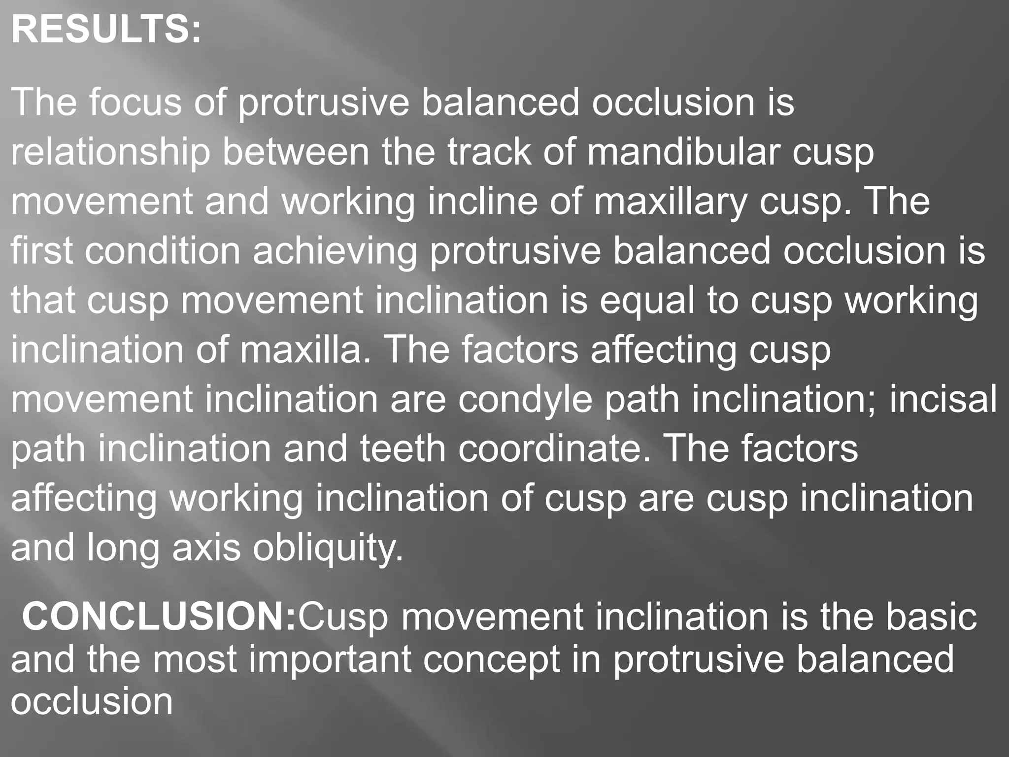 Protrusive mandibular movements | PPTX