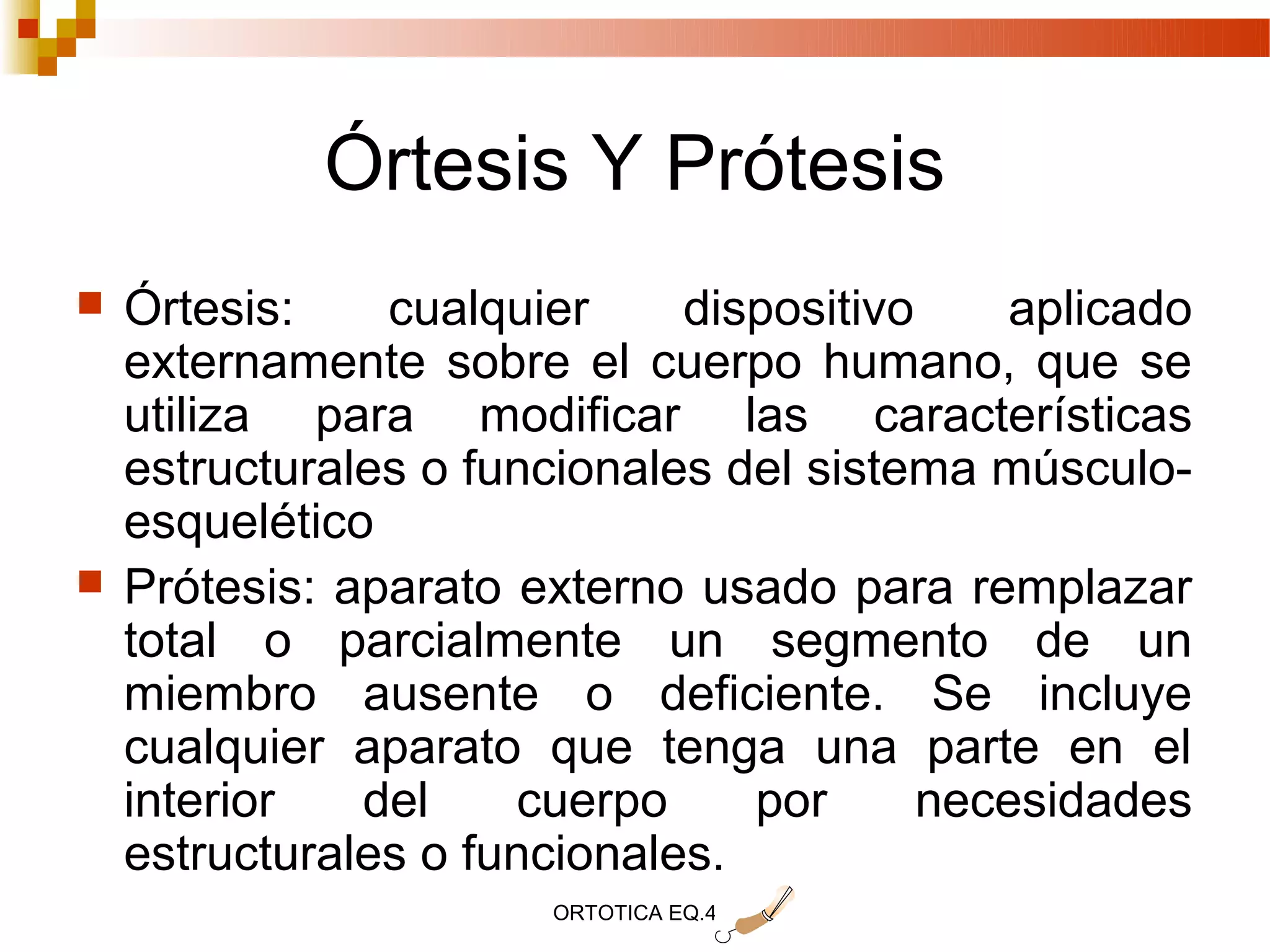 PROTESIS - Tipos y Caracteristicas | PPT