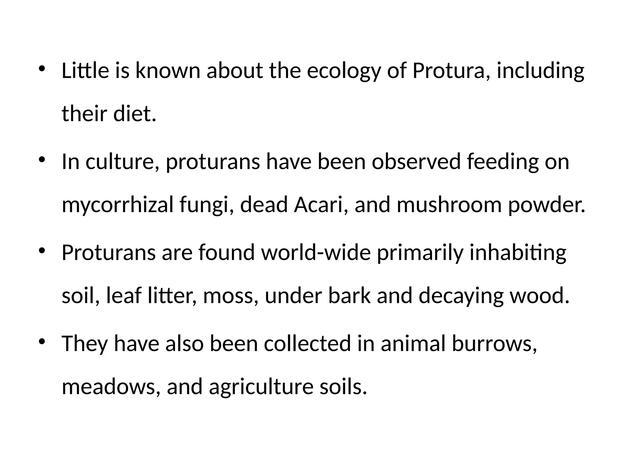 Protura insects biology and their habitat | PPT