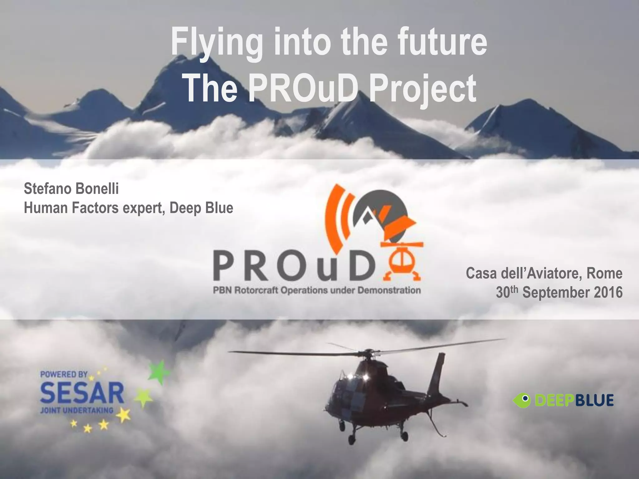 The PROuD project - Flying into the future with the PBN flight procedures | PPT