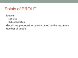 Prout economics that make sense | PPT