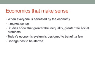 Prout economics that make sense | PPT