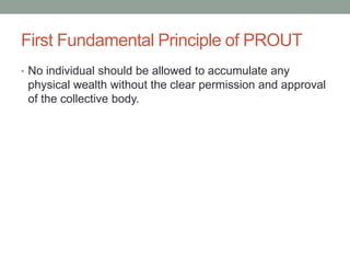 Prout economics that make sense | PPT