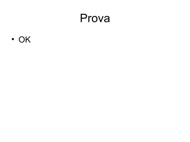 Prova | PPT