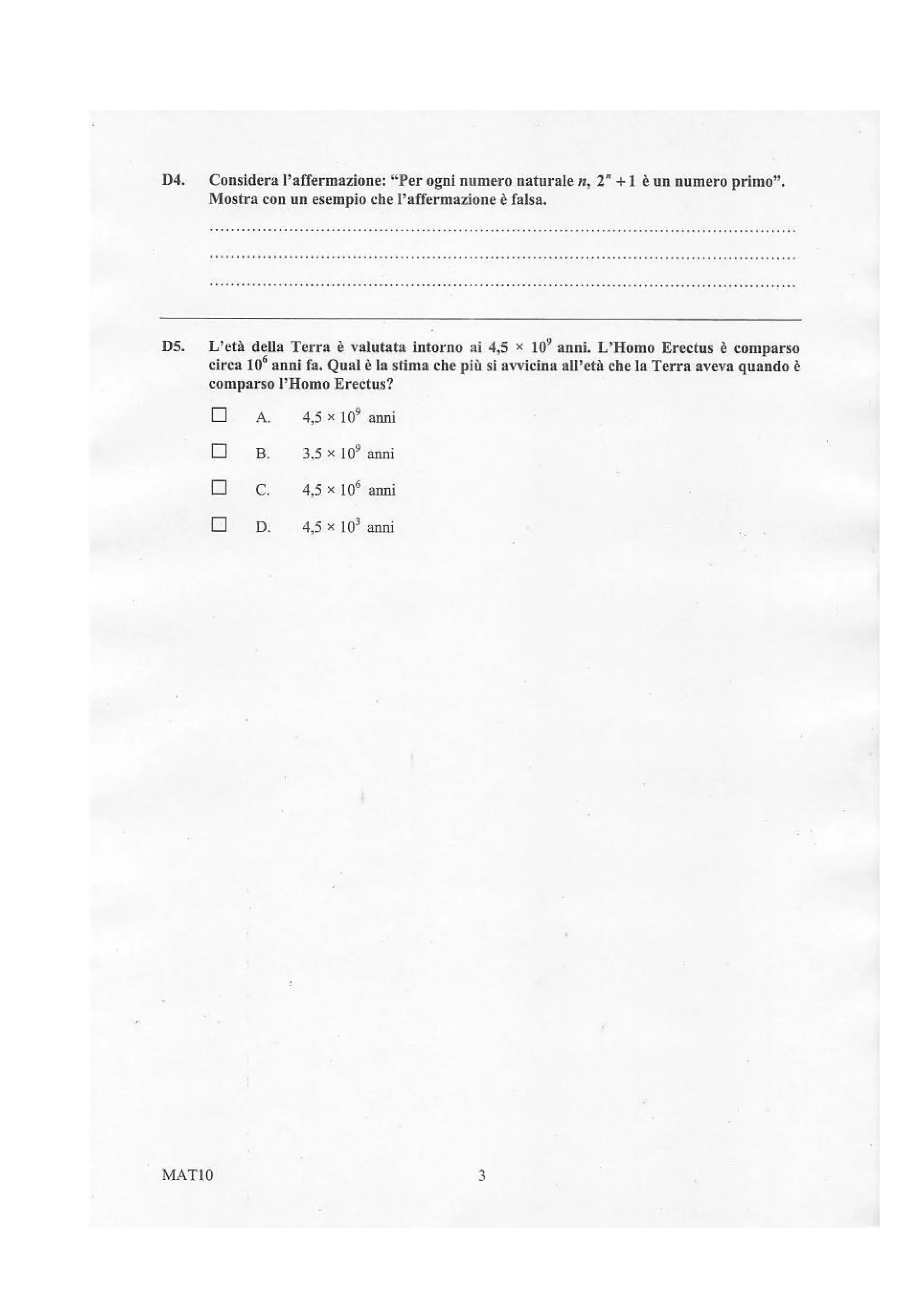 Prova invalsi-2-superiore-matematica | PDF