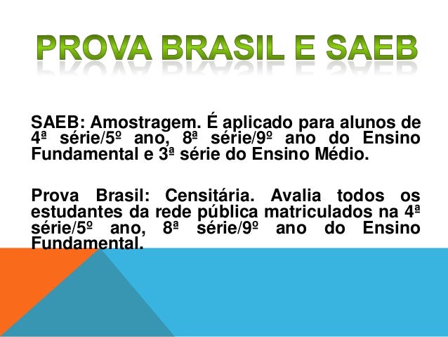 SAEB_Prova brasil