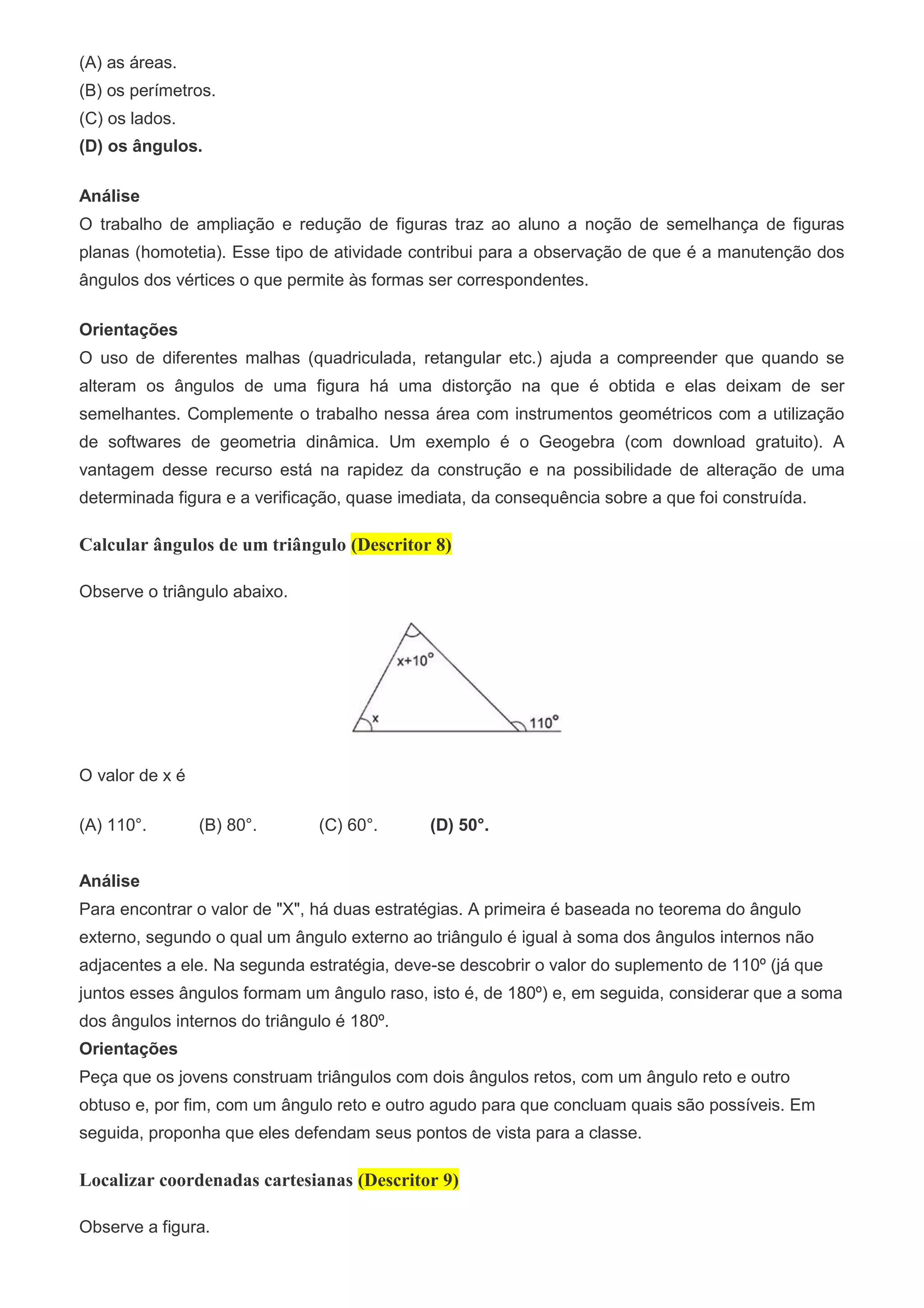 Prova brasil de matemática | PDF