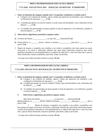 PROVA DO PROFESSOR DE EDUCAÇÃO LABORAL 2 019docx.docx