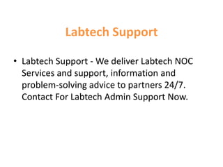 Labtech Support | PPT