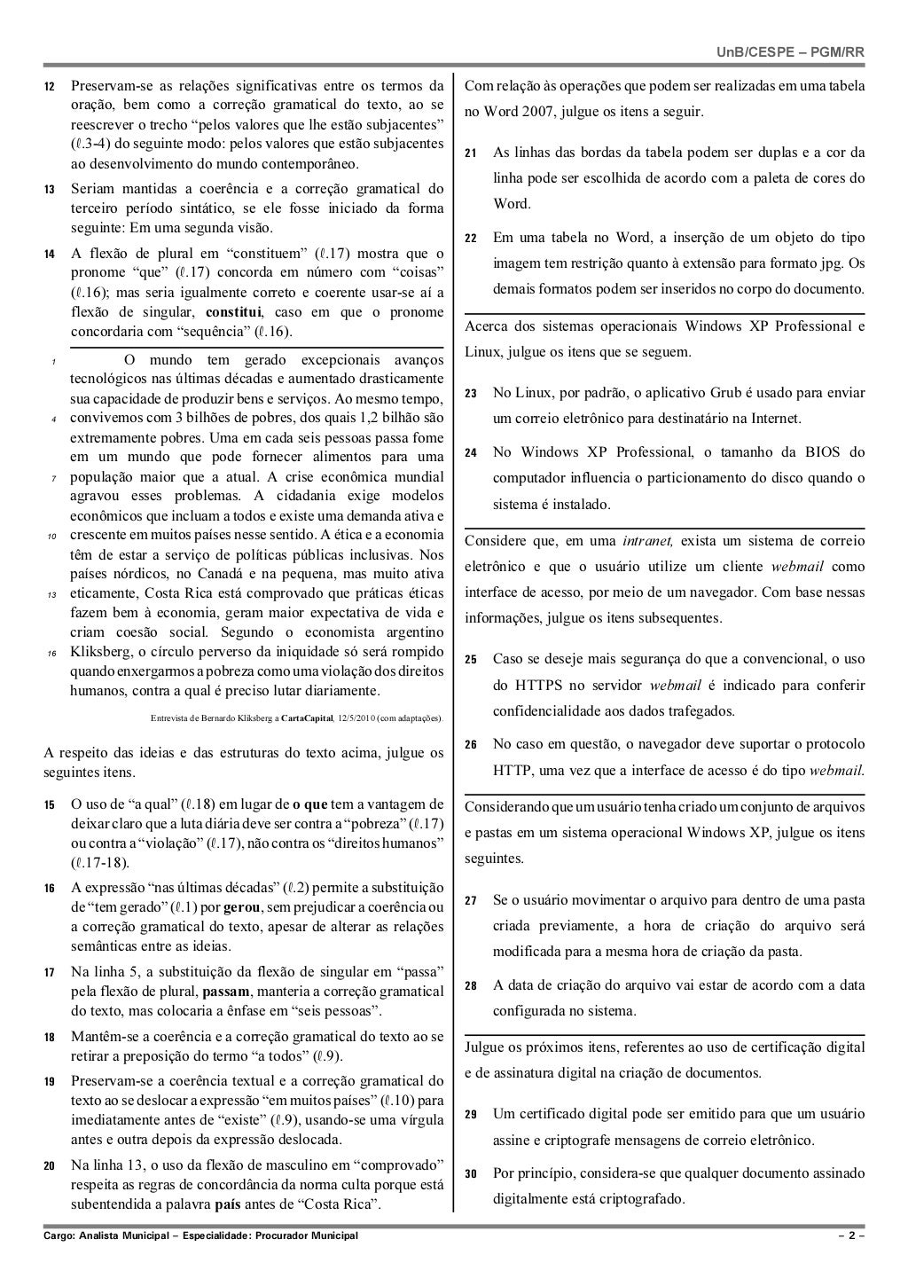 Como é Uma Prova De Concurso Publico - BRAINCP