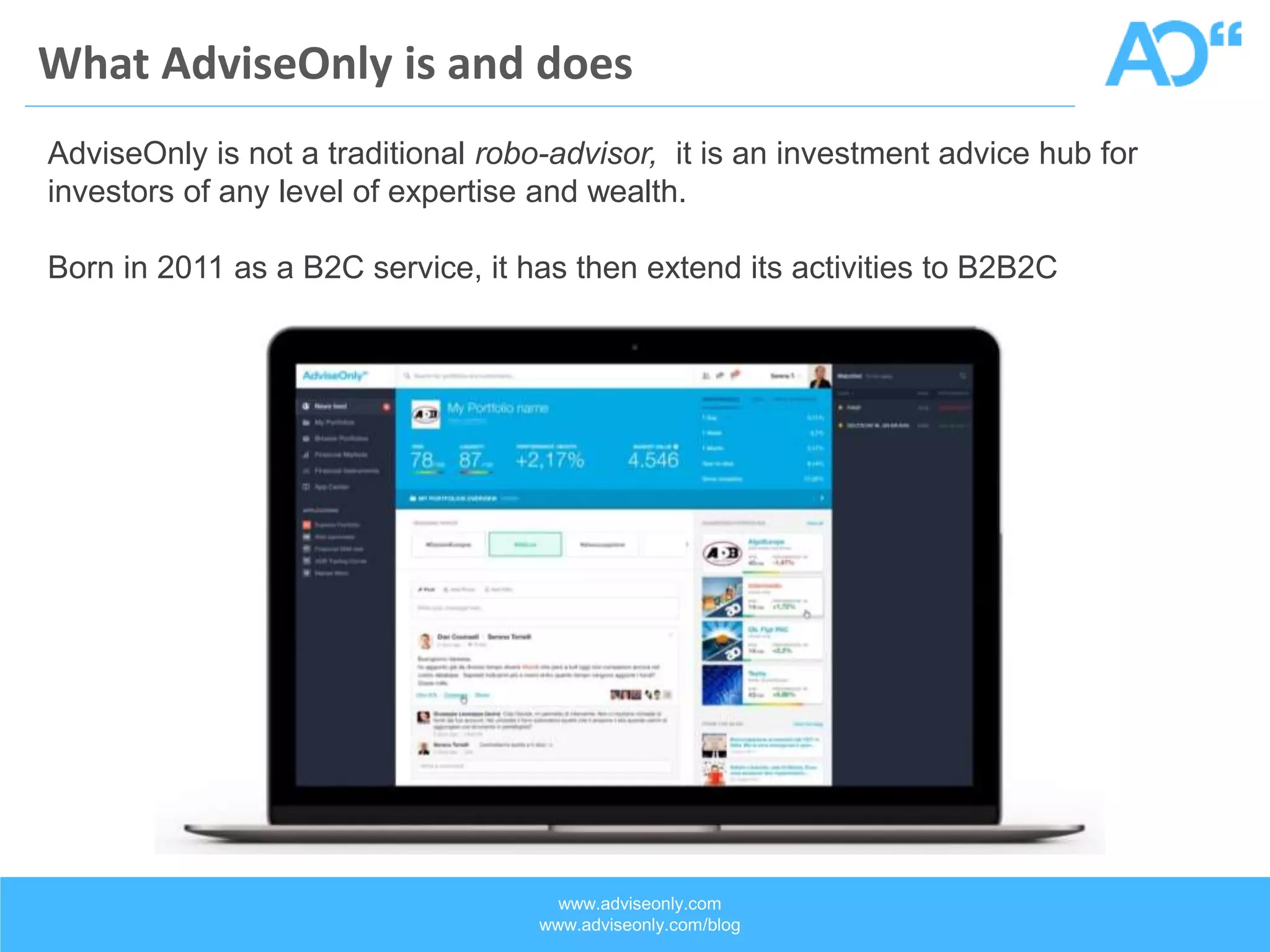 Robo-advisory as a Service [Teaser] | PPTX