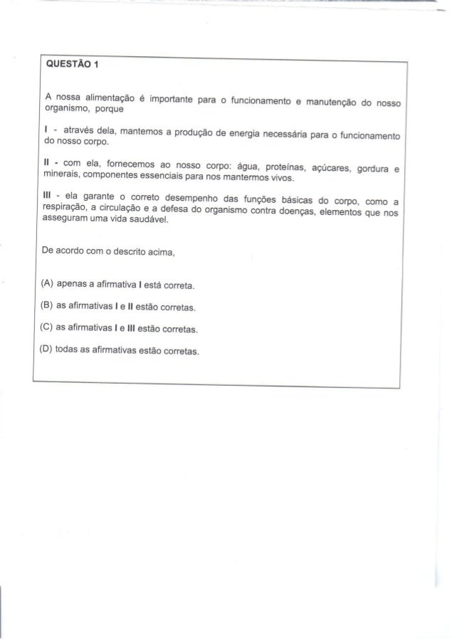 Prova SME 8º ano 2º bim 2013