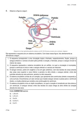 Provas do segundo dia do SSA2 da UPE | PDF