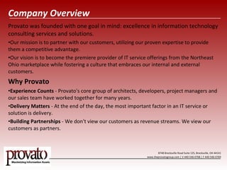 Provato Services Overview | PPT