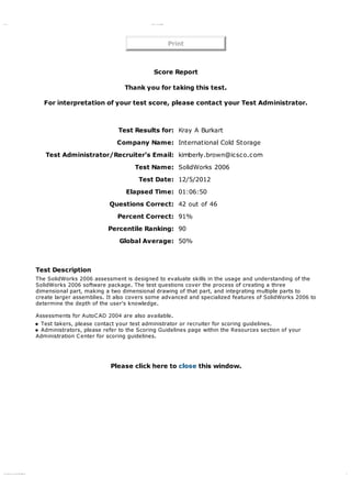 Prove It! Test Solidworks 2012 | PDF