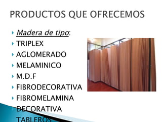 PROVEMADERA S.A. (compatibe) | PPT
