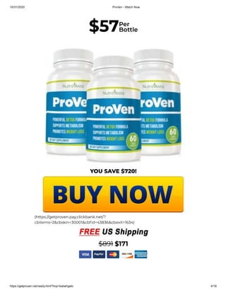 ProVen Weight Loss Pill | PDF