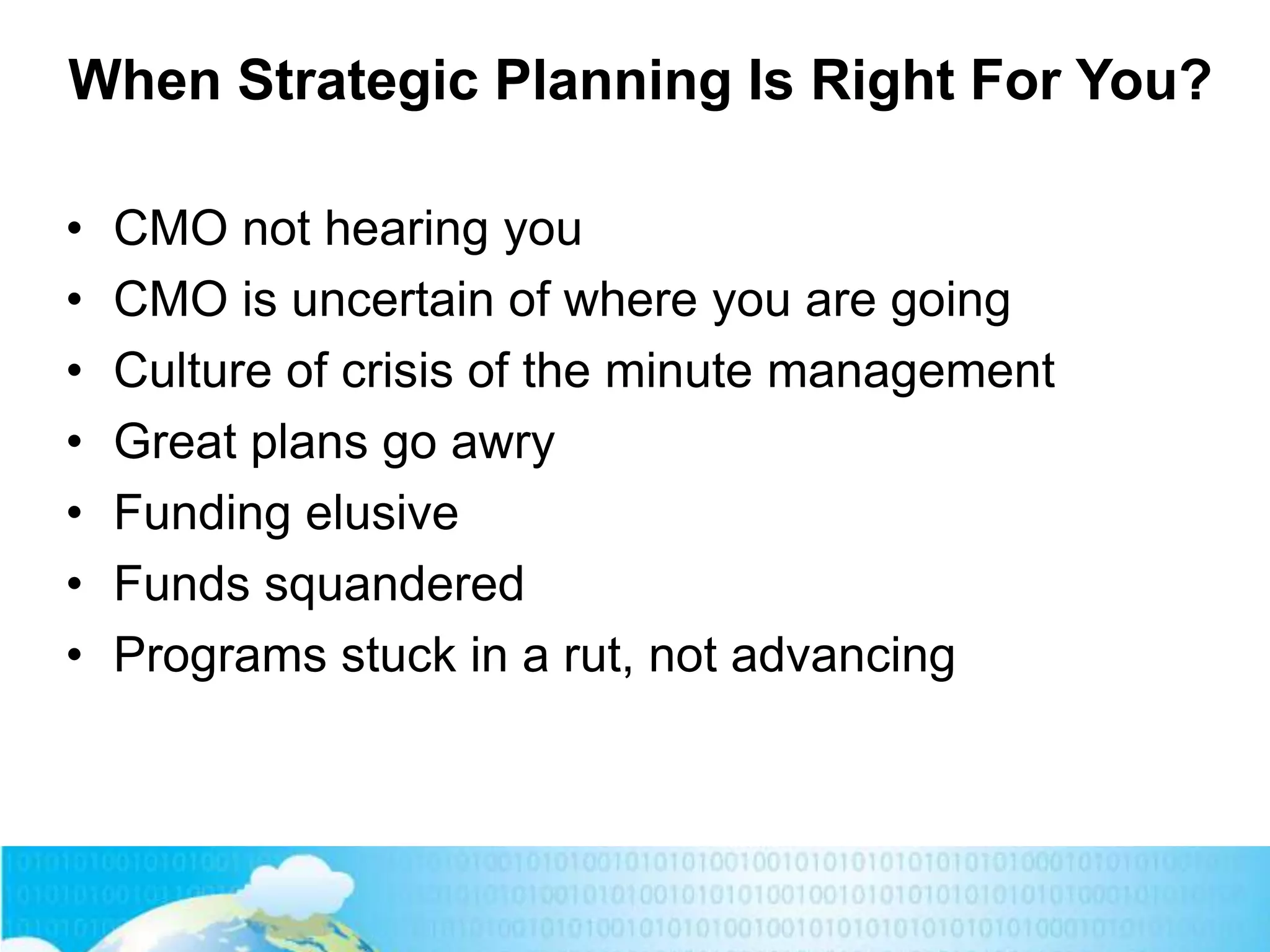 The Five Step Approach to Creating Strategic Planning Road Maps for ...
