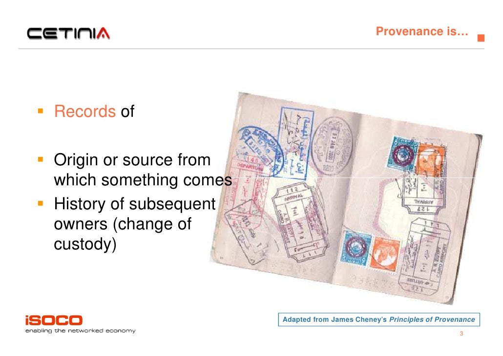 Provenance: From e-Science to the Web Of Data