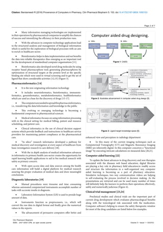 Provenance of computers in pharmacy 1 | PDF | Pharmaceutical Industry ...