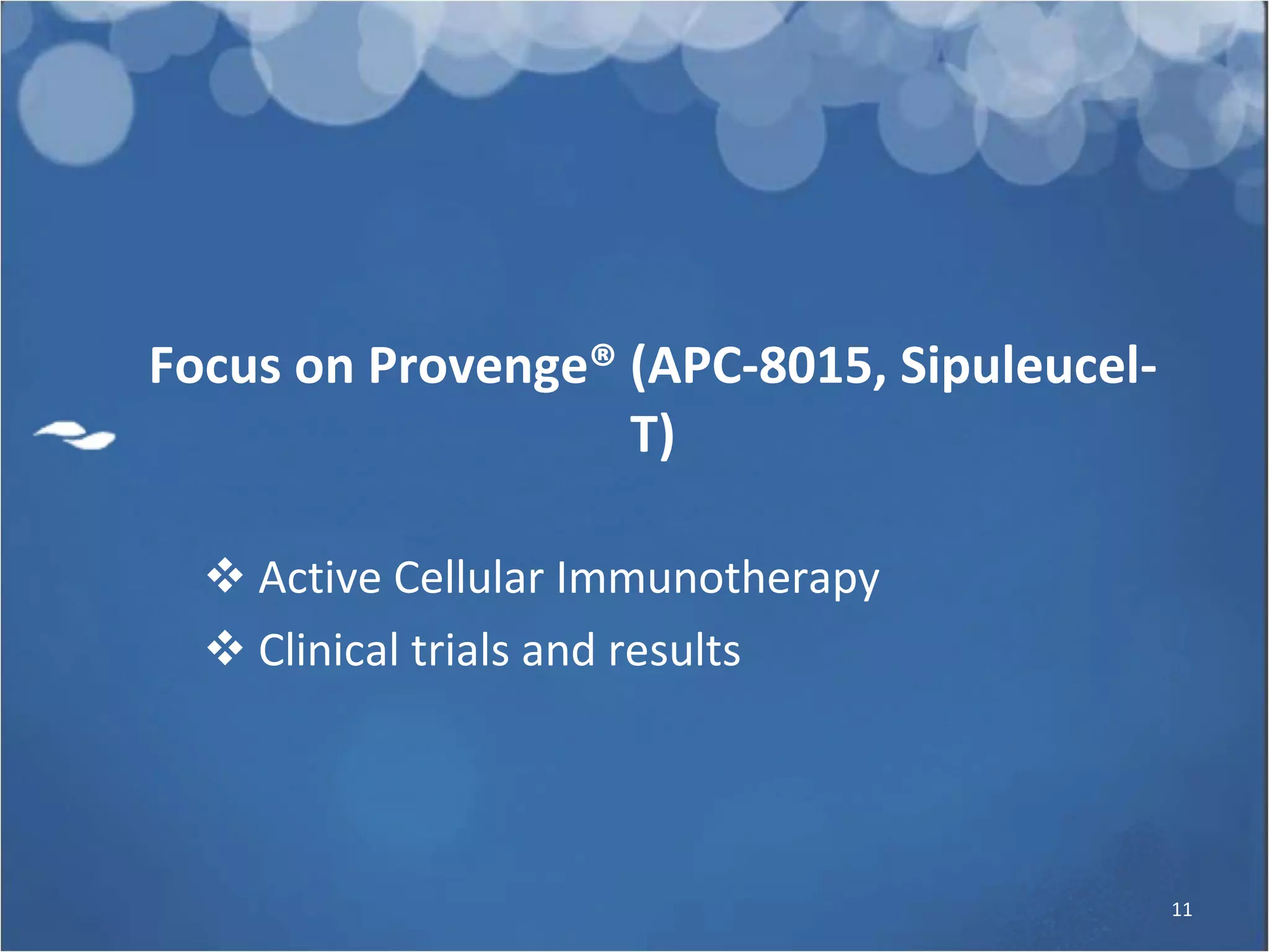 Provenge (sipuleucel t) | PPT