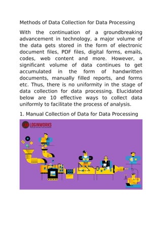 Proven Methods of Data Collection in Data Processing | PDF