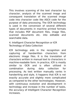 Proven Methods of Data Collection in Data Processing | PDF