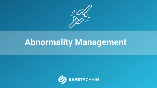 Proven Methods to Abnormality Management and Error Proofing | PPTX ...